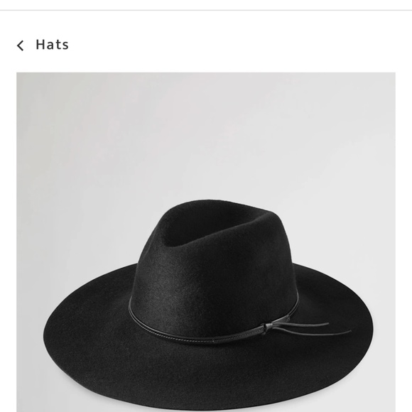 Pendleton | Accessories | Pendleton Marni Fedora Black Wide Brim Wool ...